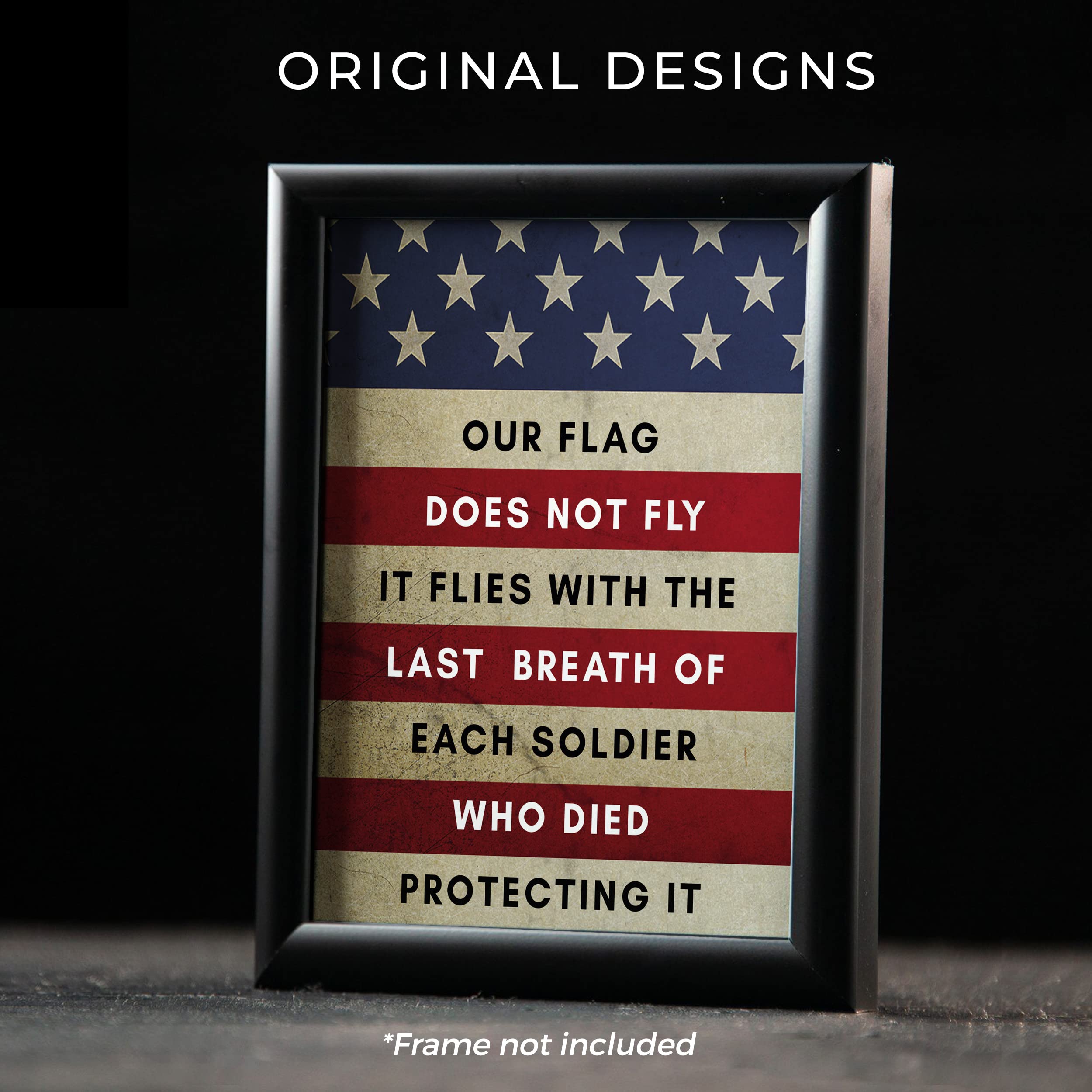 American Flagwith Quotes One Flag