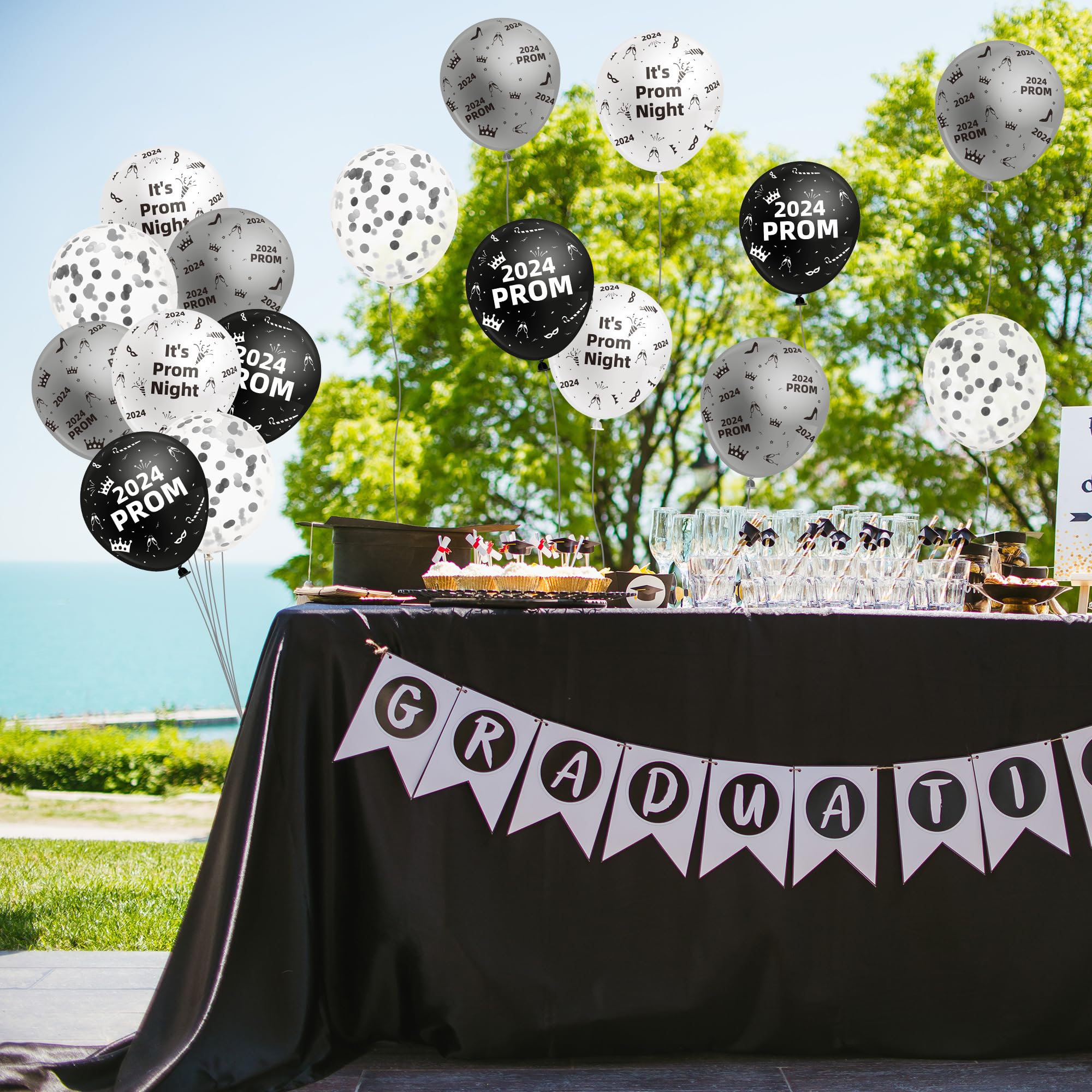 Snapklik.com : 2024 Prom Graduation Balloons Kit - 50Pcs Graduation ...