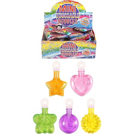 Henbrandt 12 MINI TOUCHABLE BUBBLE PACKS : Amazon.co.uk: Toys & Games