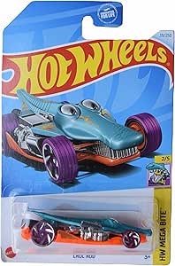 Amazon.com: Hot Wheels Croc Rod, HW Mega Bite 2/5 [Blue] 39/250 : Toys ...