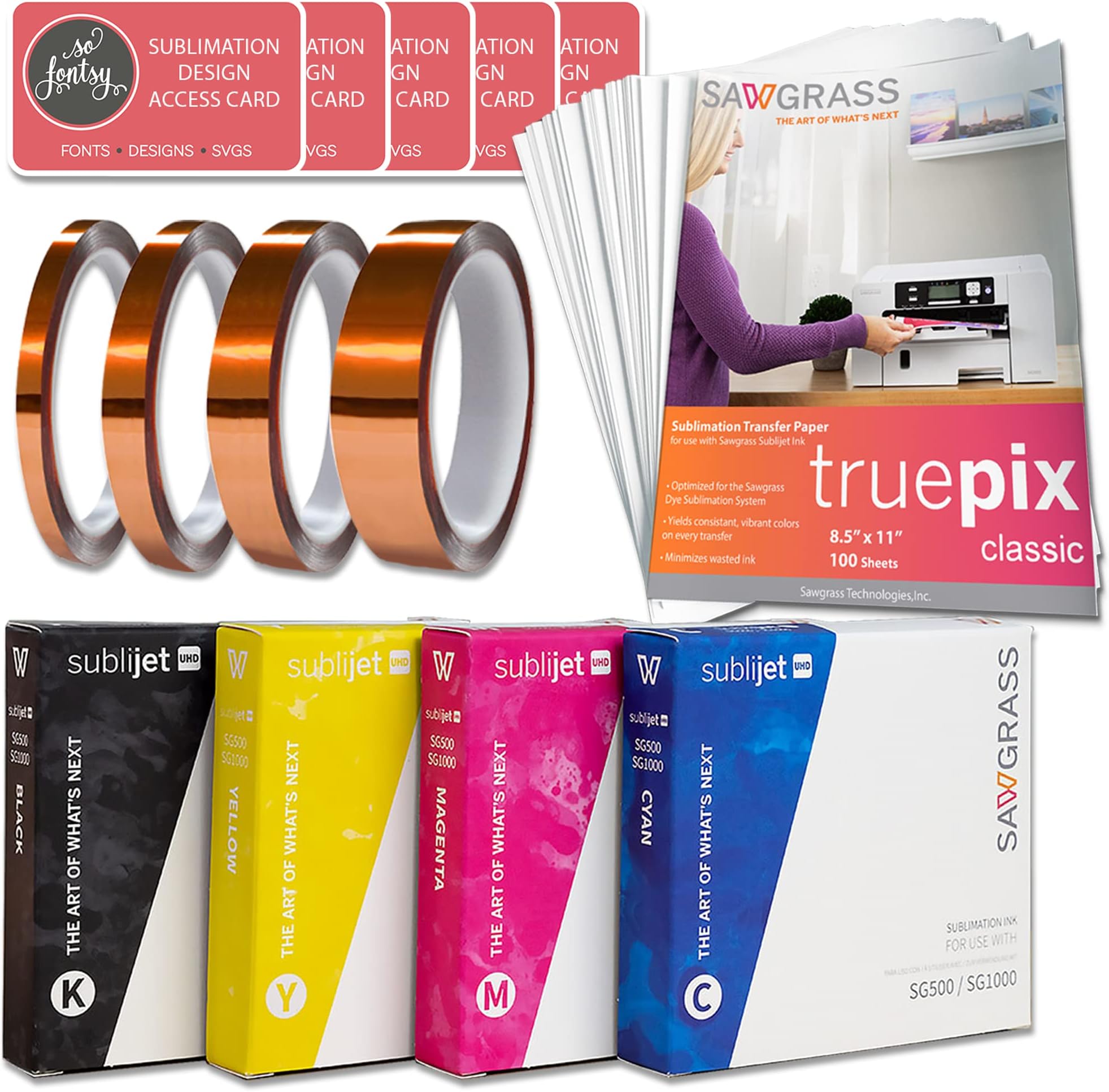 Amazon.com: Sawgrass SG500 Sublimation Ink Cartridge Sublijet UHD with ...