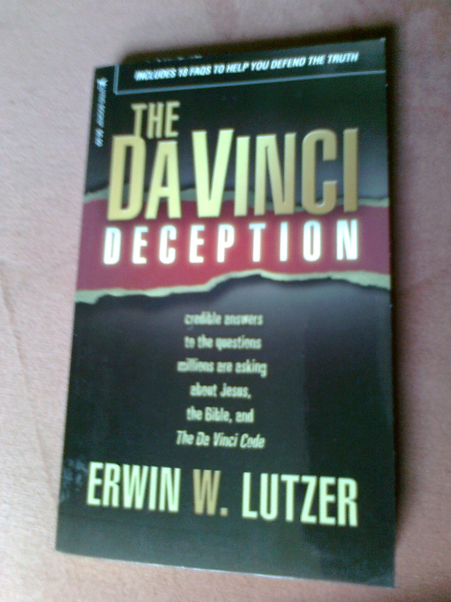 The Da Vinci Deception: Lutzer, Erwin: 9781414306339: Amazon.com: Books
