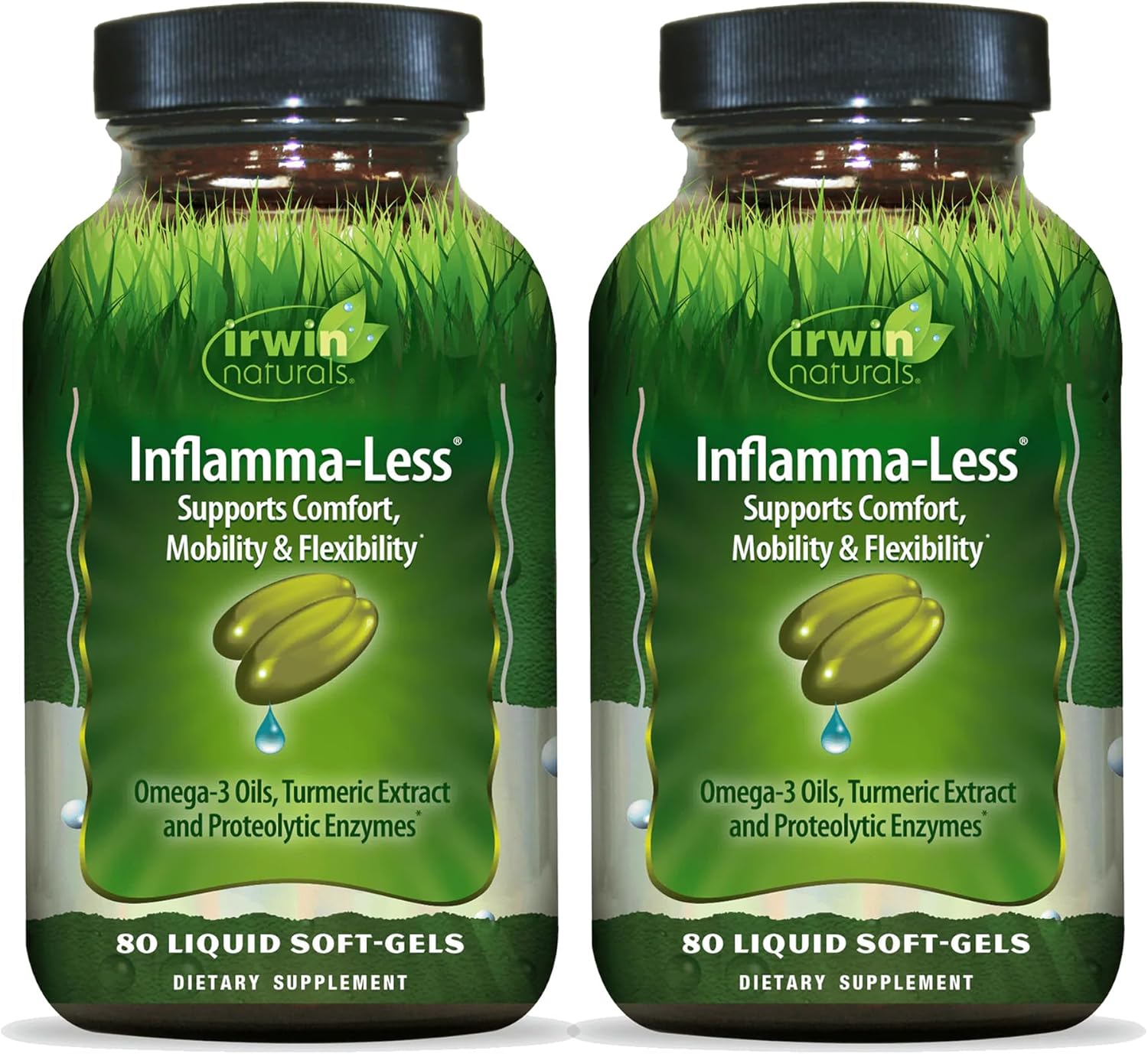 Amazon.com: Irwin Naturals Inflamma-Less - 80 Softgels, Pack of 2 ...
