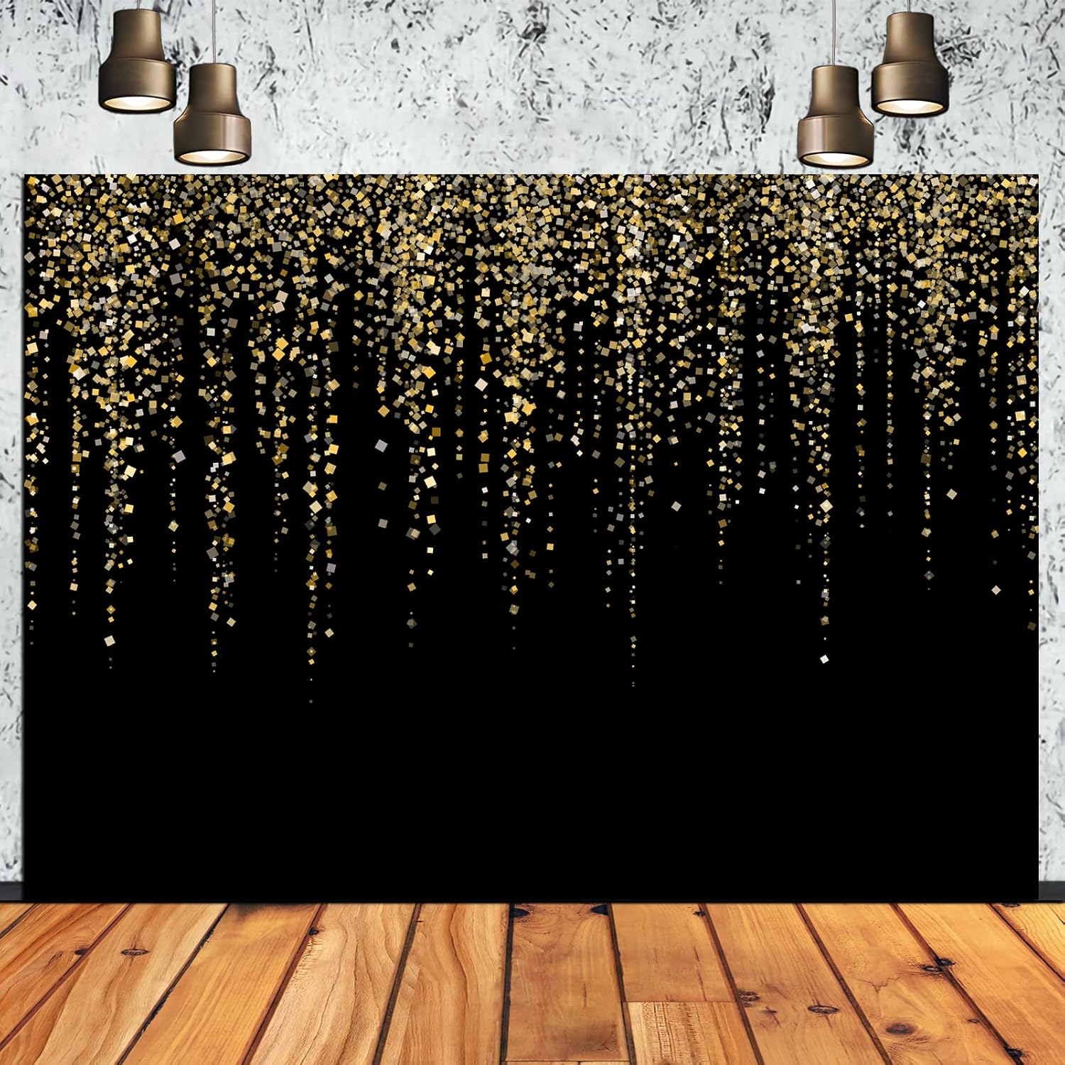 Amazon.com : Graduation Party Backdrop Class of 2023 Black and Golden ...