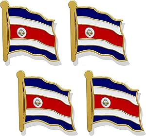 Amazon.com: stidsds Costa Rica Flag Pin - Costa Rica Flags Pins Lapel ...
