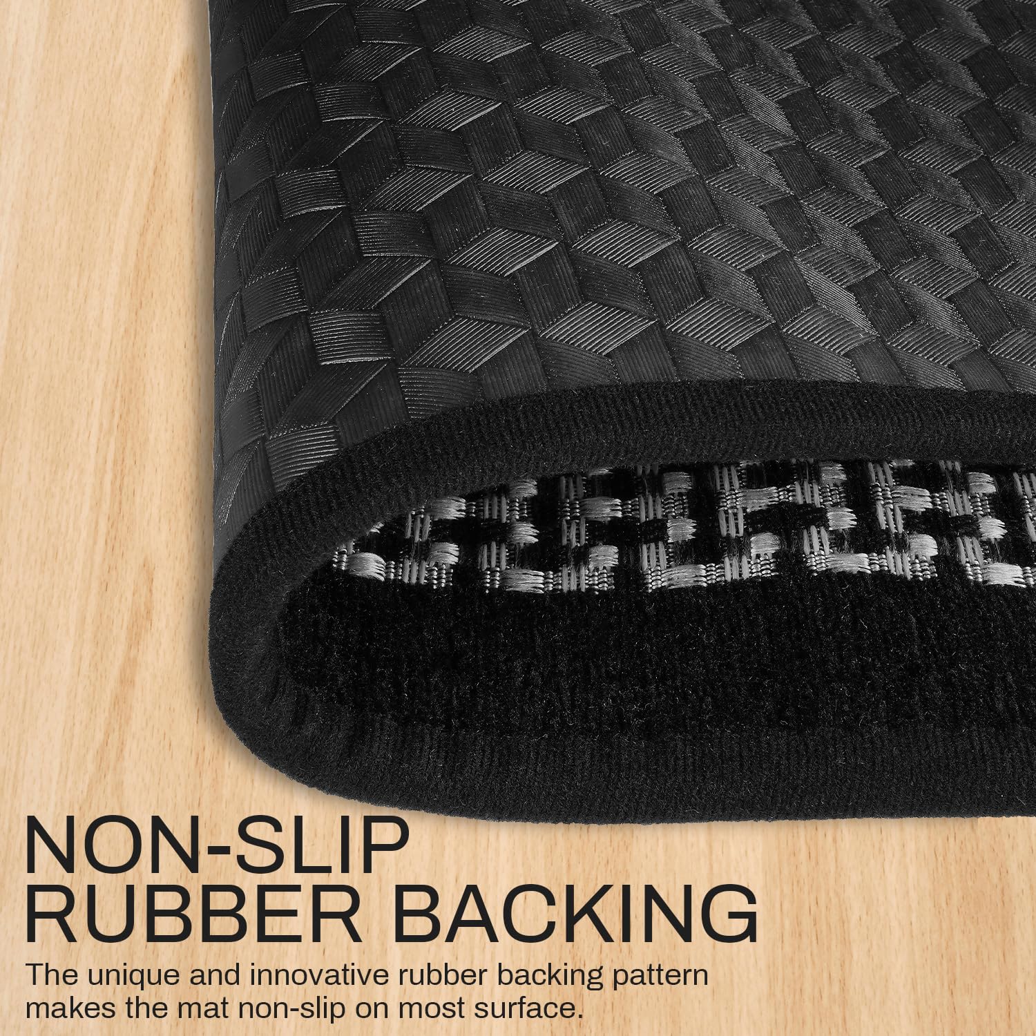 Stair Treads for Wooden Steps Non-Slip Carpet, 15 PCS Polyester Indoor ...