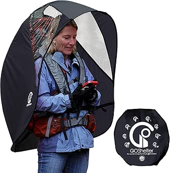 Amazon.com: GoShelter - Wearable Umbrella Hands Free Umbrella for ...