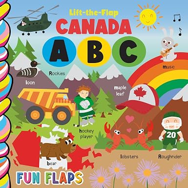 Canada ABC Fun Flaps (a chunky lift-the-flaps board book): Taffy Tales ...