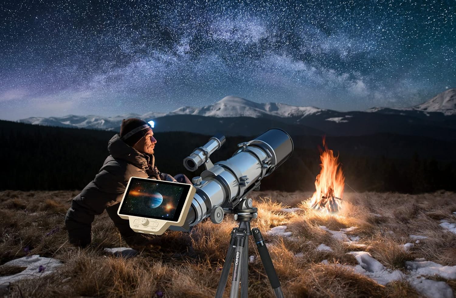 Telescope Electronic Eyepiece XiLiHaLa, 5" LCD Digital Telescope ...