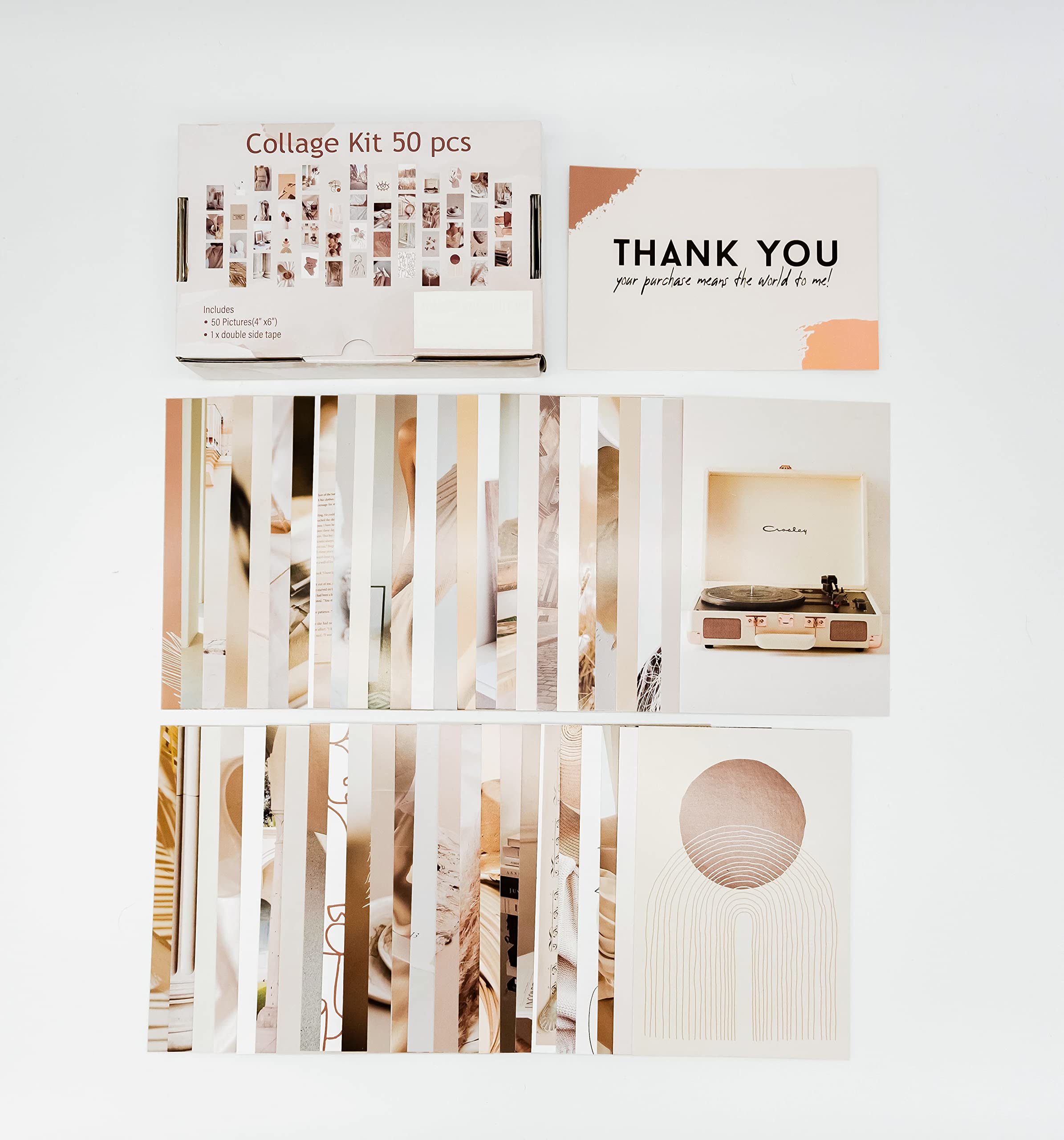 POSEY Wall Collage Kit | 4x6 Inch 50 Picture Collage Wall Kit | Photo ...