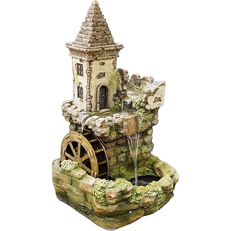 Amazon.com : Alpine Corporation 35" Tall Outdoor Fairy Castle ...