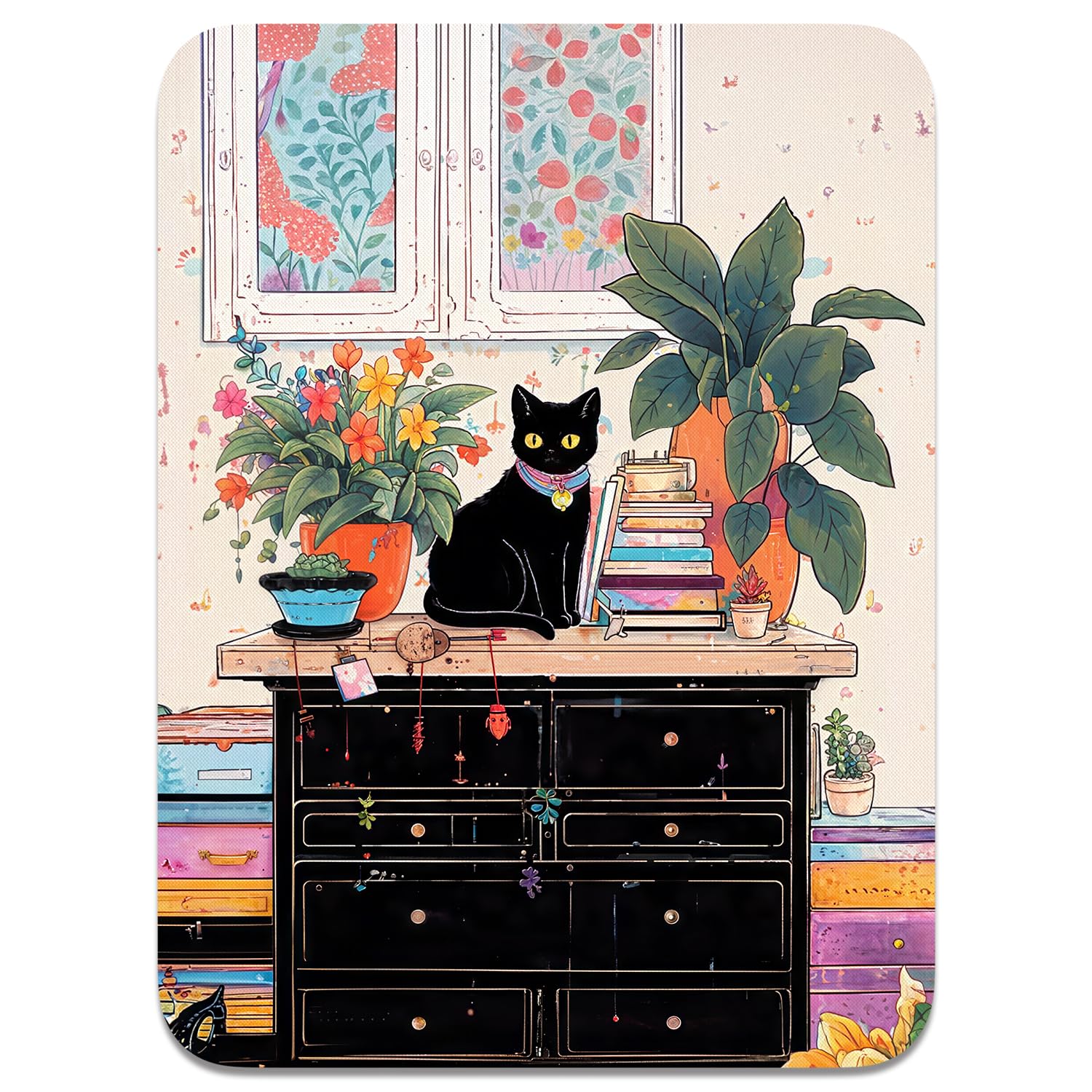 Amazon.com: Atufsuat Small Mouse Pad, Mini Mouse Pad 6 x 8 Inch, Thick ...