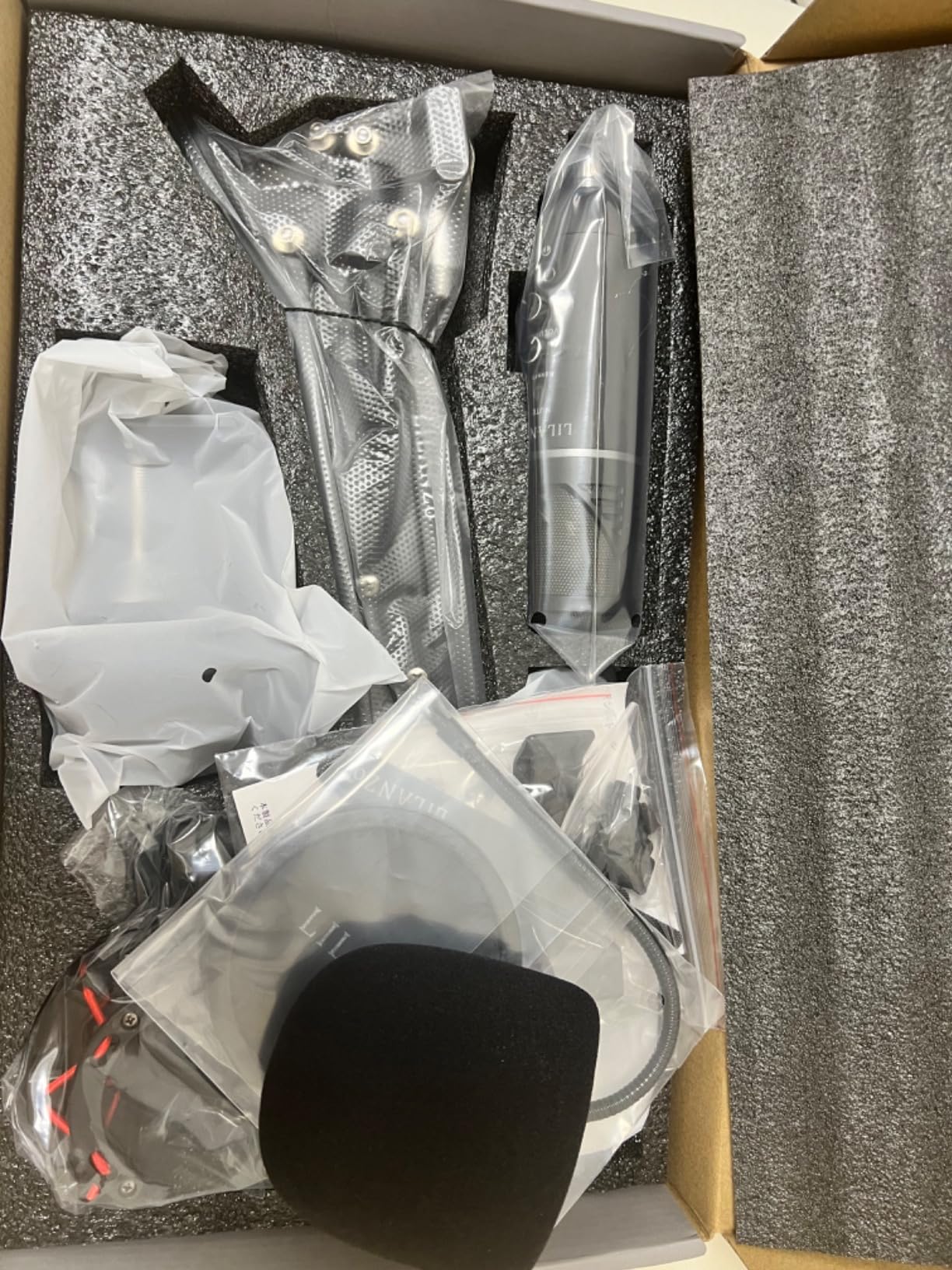 Amazon.co.jp: LILANZo コンデンサーマイク USBマイク 単一指向性 ゲーミングマイク マイクアーム マイクセット PC ...