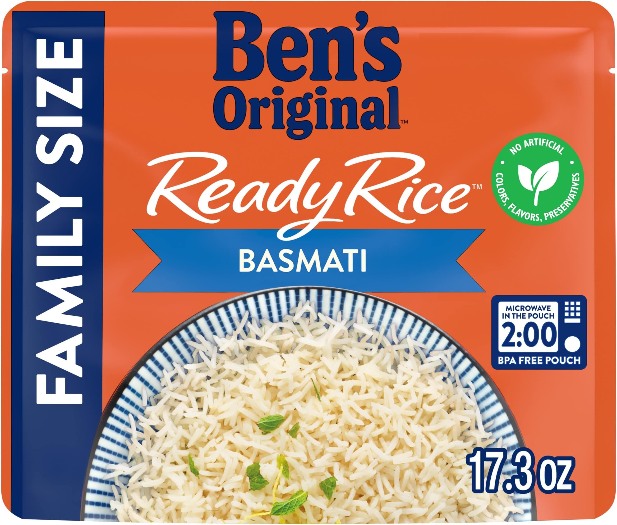 Amazon.com : BEN'S ORIGINAL Ready Rice Coconut Jasmine Flavored Rice ...
