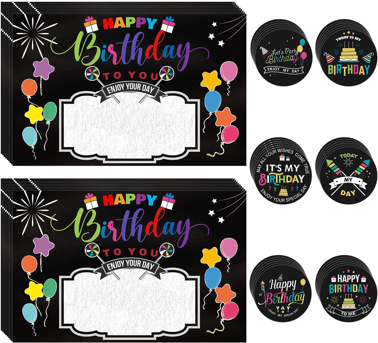 Amazon.com : Tatuo 108 Pcs Birthday Certificates for Students Kids ...
