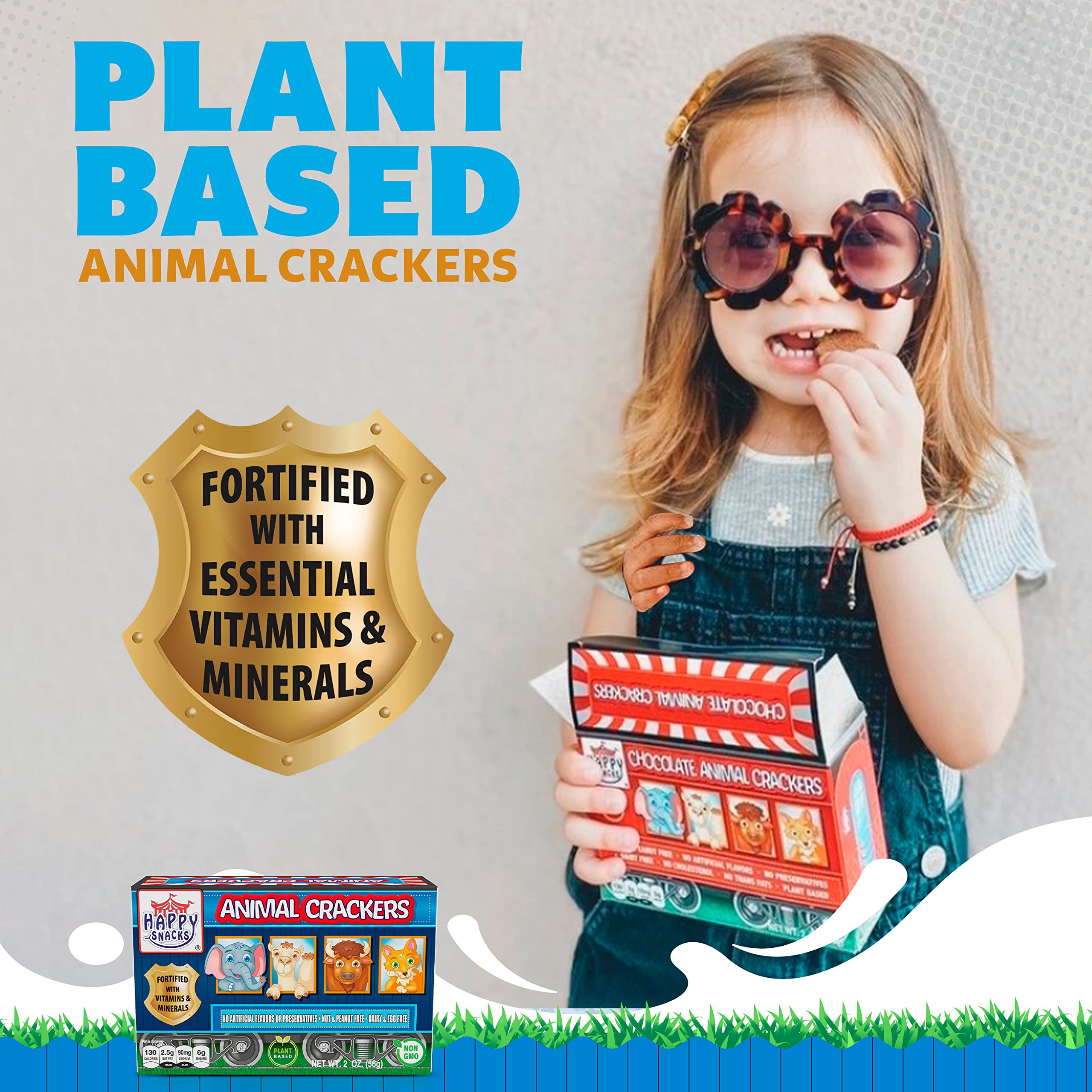 Snapklik.com : Happy Snacks Animal Crackers - Plant Based Ingredients ...