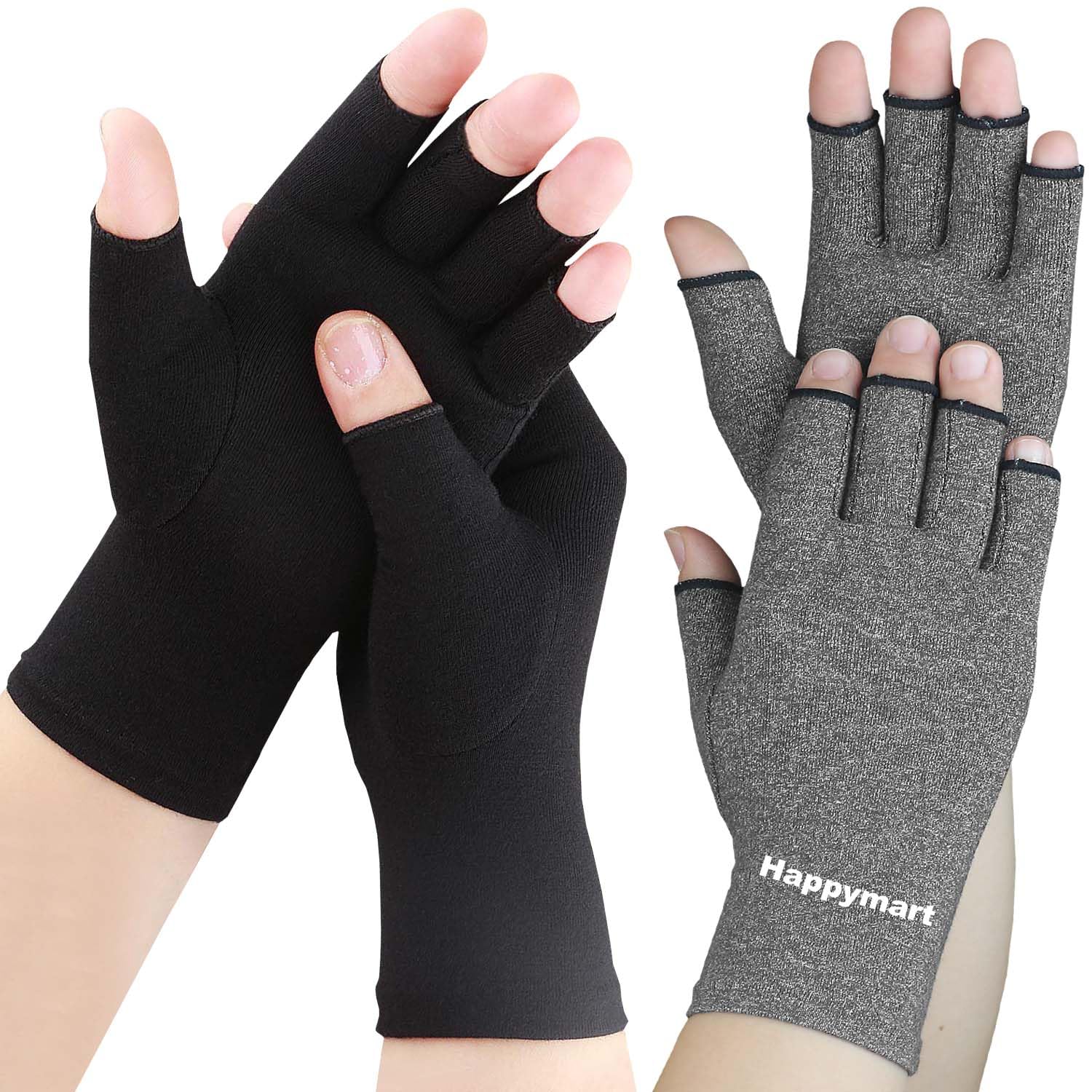 Amazon.com: Happymart 2 Pairs Arthritis Gloves for Women for Pain ...