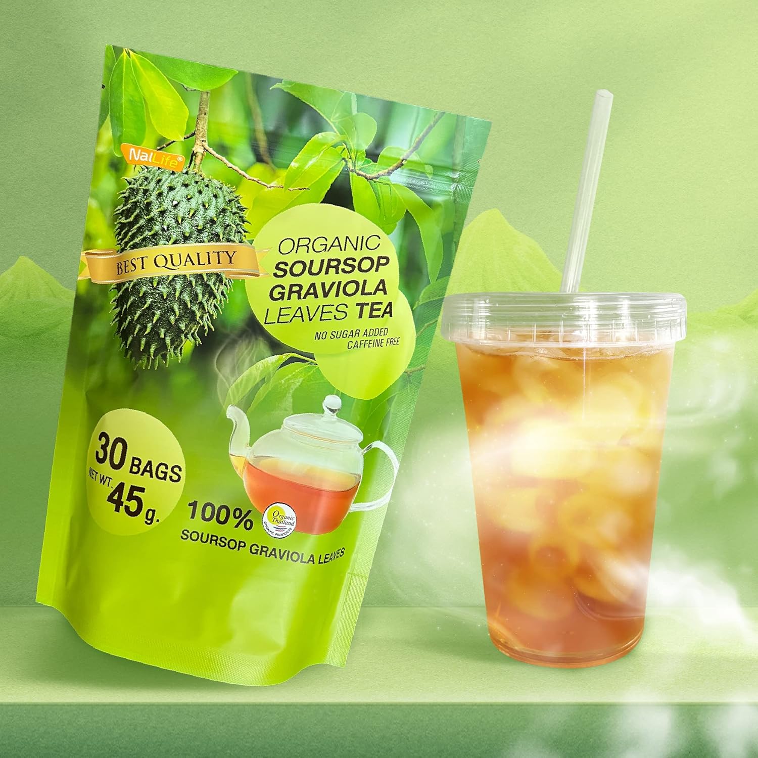 Buy Organic Soursop Graviola Leaves Tea Pack of 30 Bags Online at ...