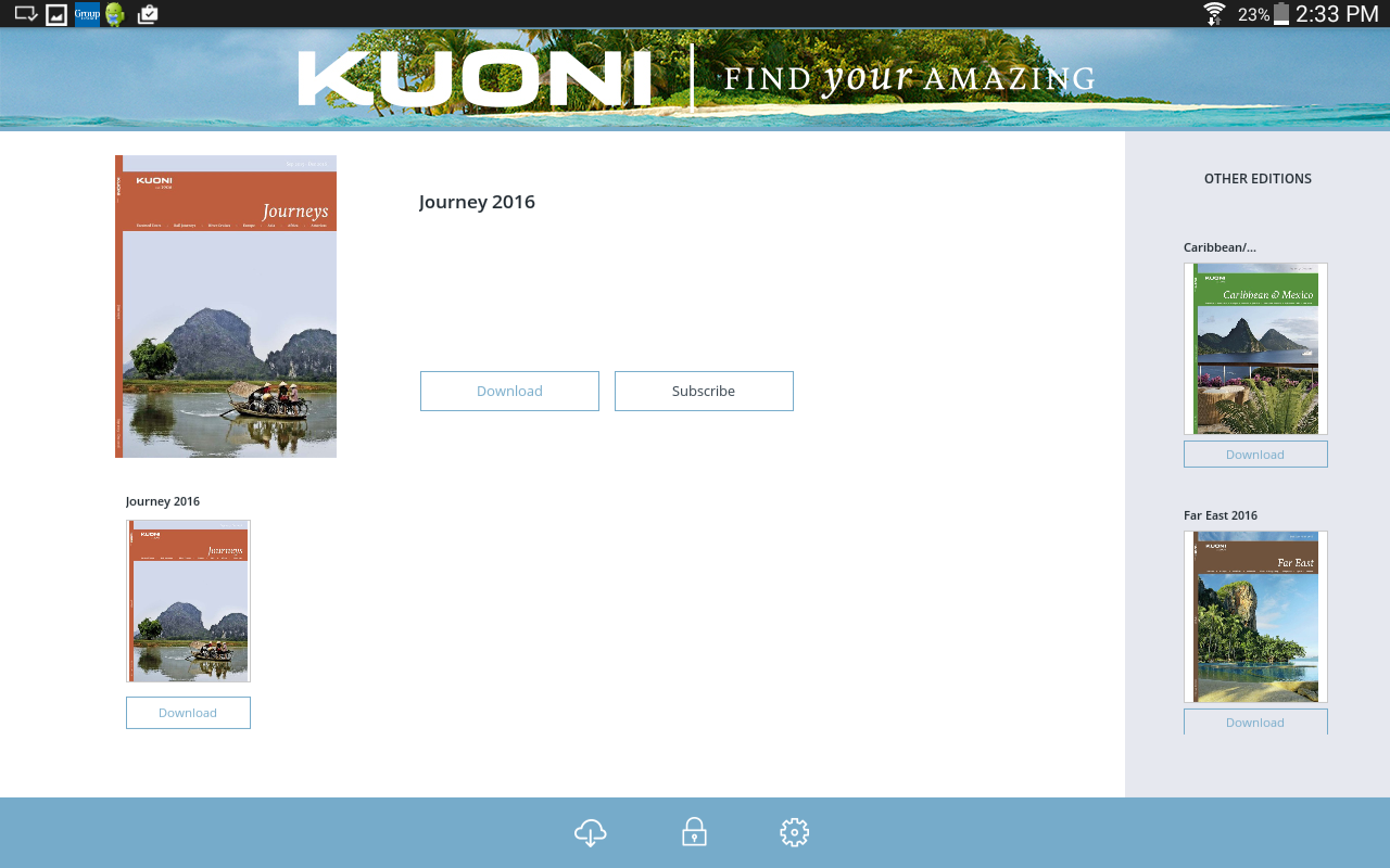 Kuoni Travel Brochures: app su Amazon Appstore