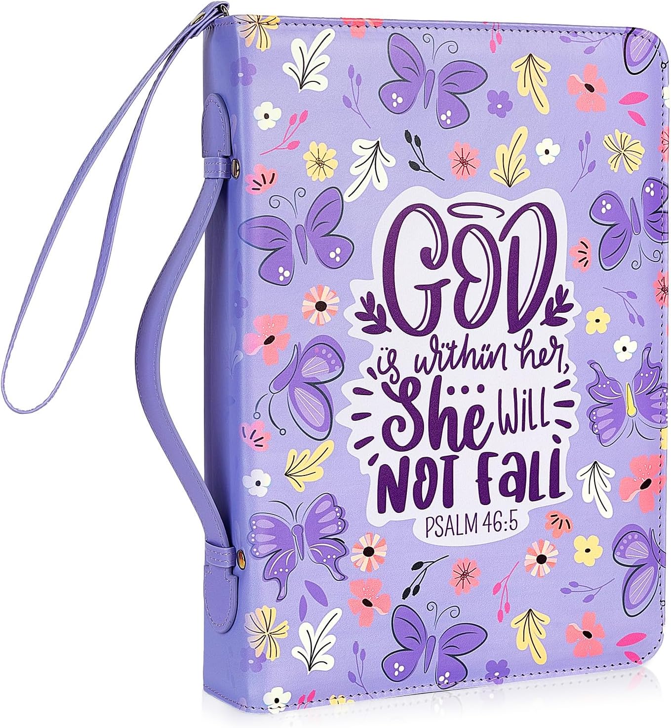 Amazon.com: Bible Cover Case for Women Girls PU Leather Bible Bag Bible ...