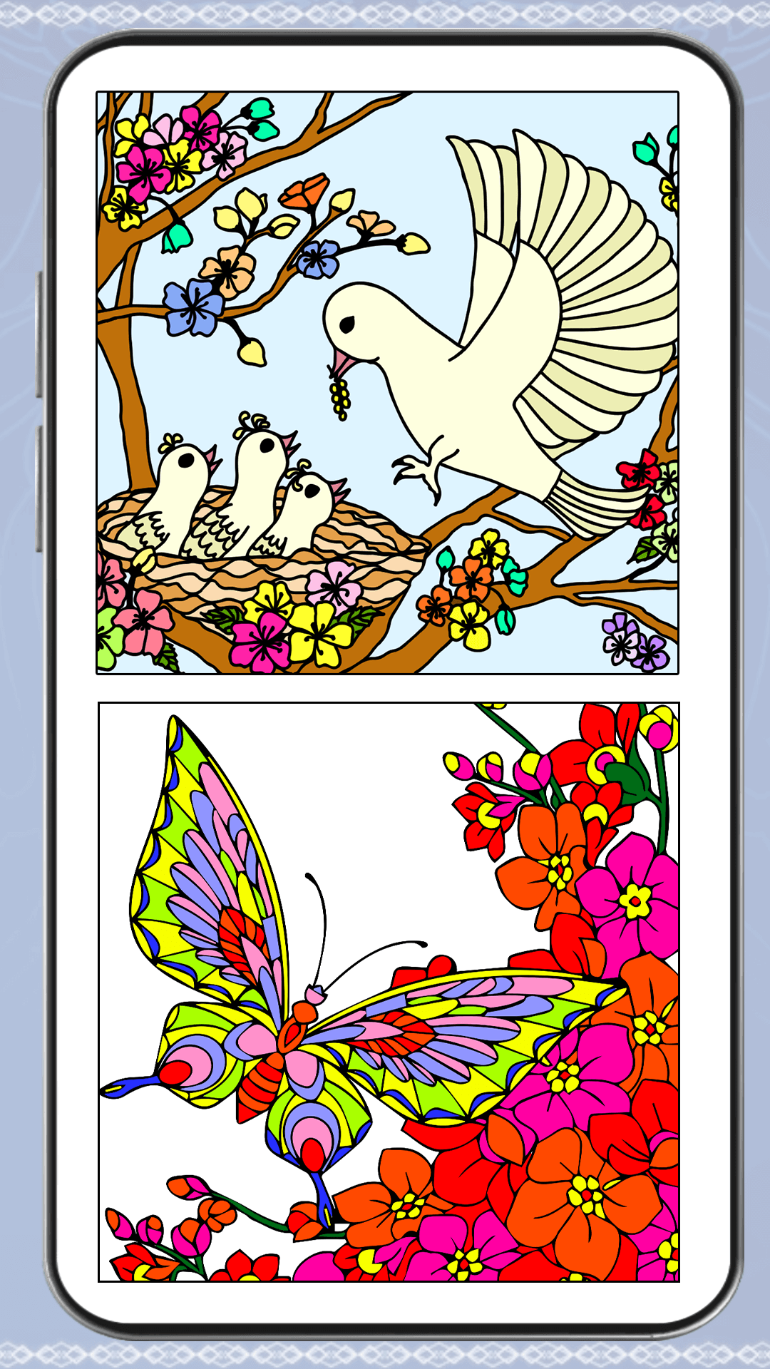Nature Color by Number - Adult Paint , Glitter & Crayon Coloring Pages ...