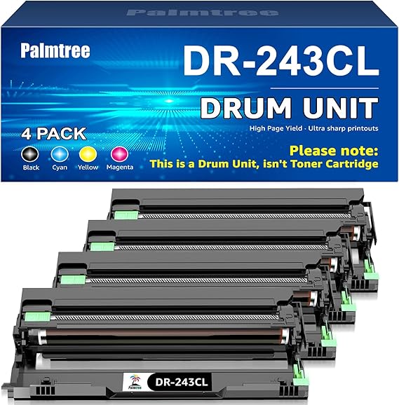 Palmtree Compatible Drum Unit DR-243CL DR243CL DR243 Compatible for brother DCP-L3510CDW DCP ...