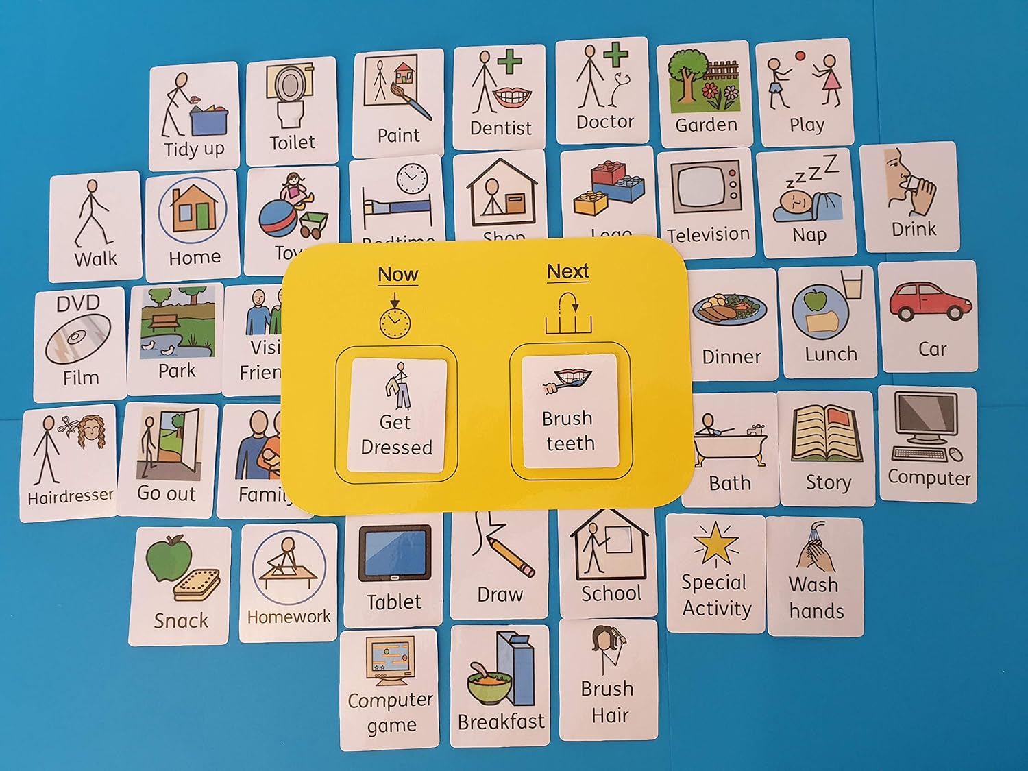 Now and Next Flashcards with board - Autism, SEN : Amazon.co.uk ...