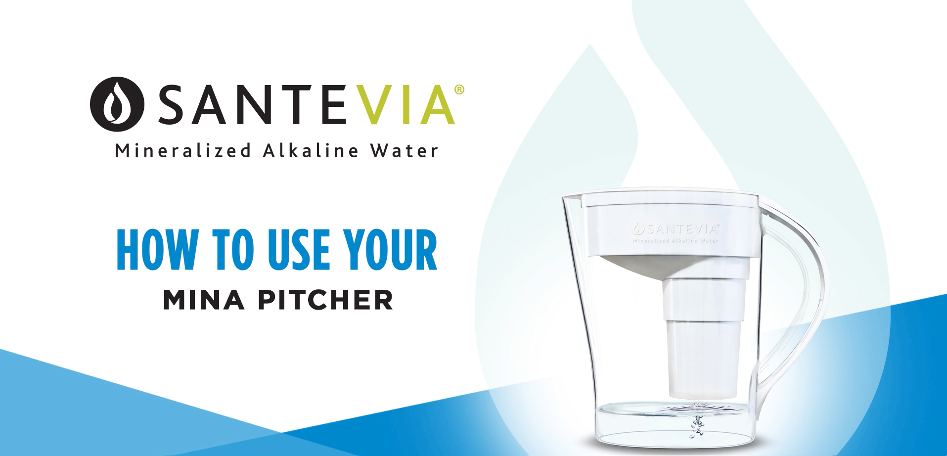Watch How To Use Your Santevia MINA Pitcher on Amazon Live