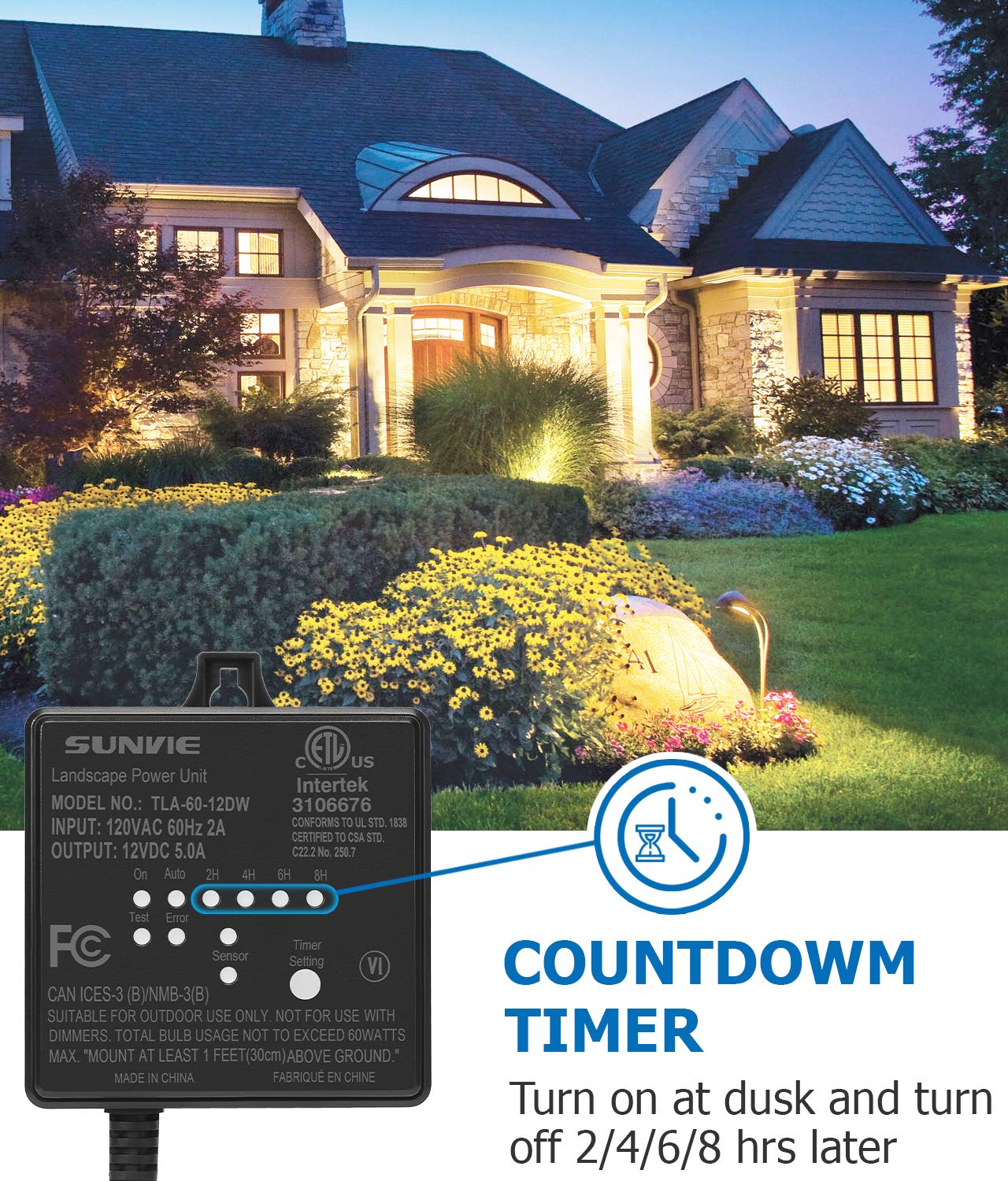 Intertek Low Voltage Landscape Lighting LANDSCAPE POWER UNIT Intertek