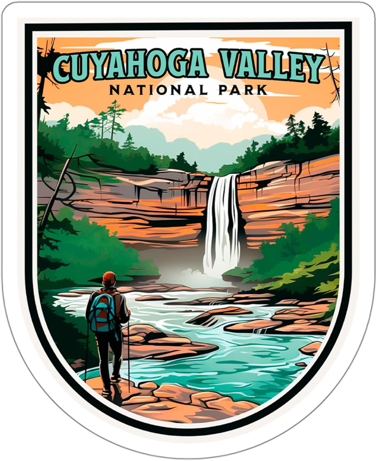 Amazon.com: Cuyahoga Valley National Park Ohio Sticker Travel ...