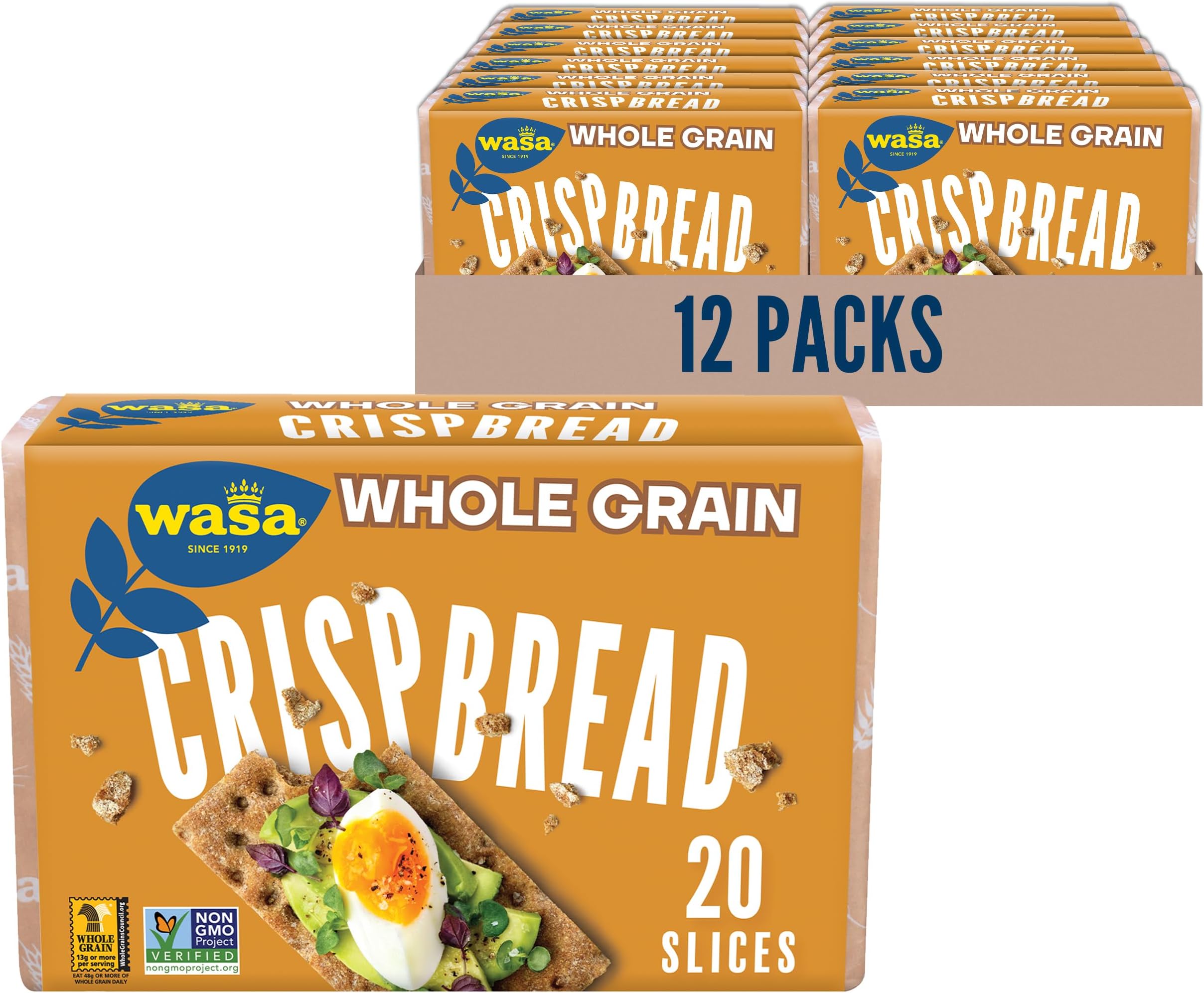 Amazon.com: GG Scandinavian Fiber Crispbread, Original, 3.5 Oz (Pack of 15)