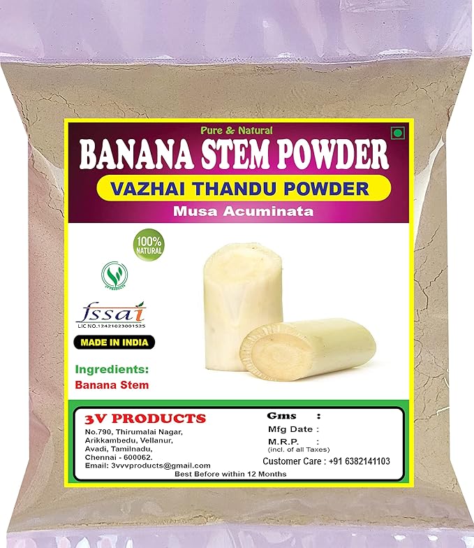 Banana Stem Powder 100g | Vazhai Thandu Powder | Musa Acuminata ...