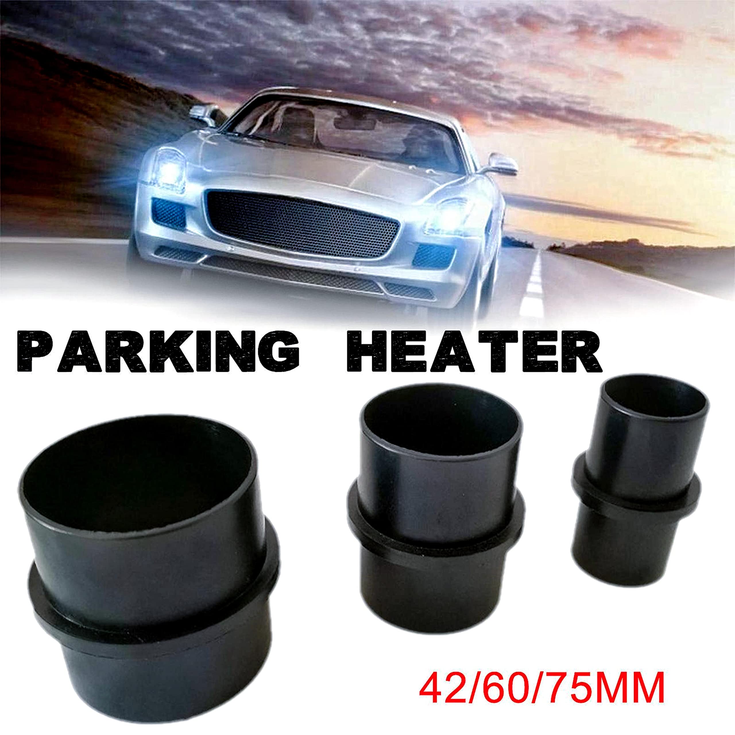 75mm Ducting 75mm Duct Joiner Pipe Air Diesel Heater Hose Connector ...