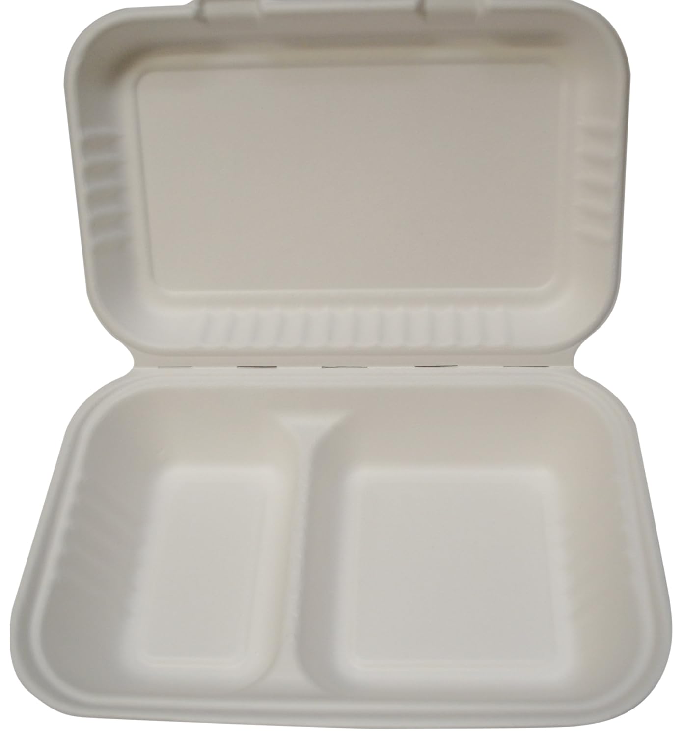 Amazon.com: PrimeWare HL-96-2 White Molded Fiber Hinged Lid Container ...