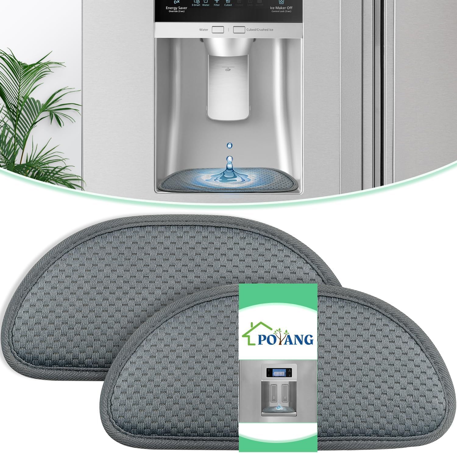 Amazon.com: Refrigerator Drip Tray 2 Pack: Refrigerator Drip Catcher ...