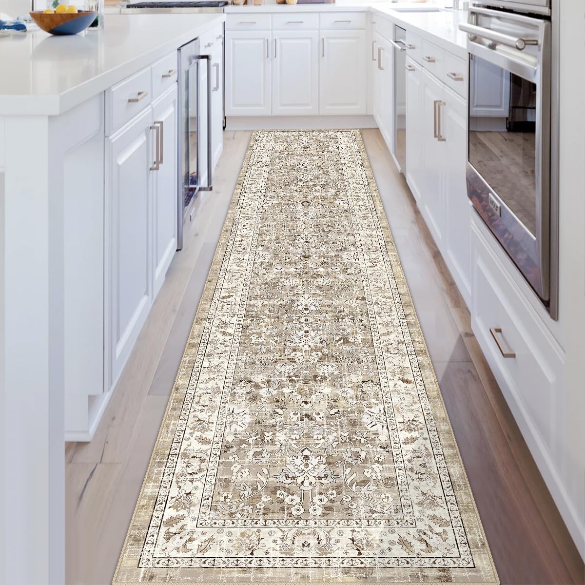 Amazon.com: LOKHOM Washable Runner Rug, 2x10 Non-Slip Vintage Farmhouse ...