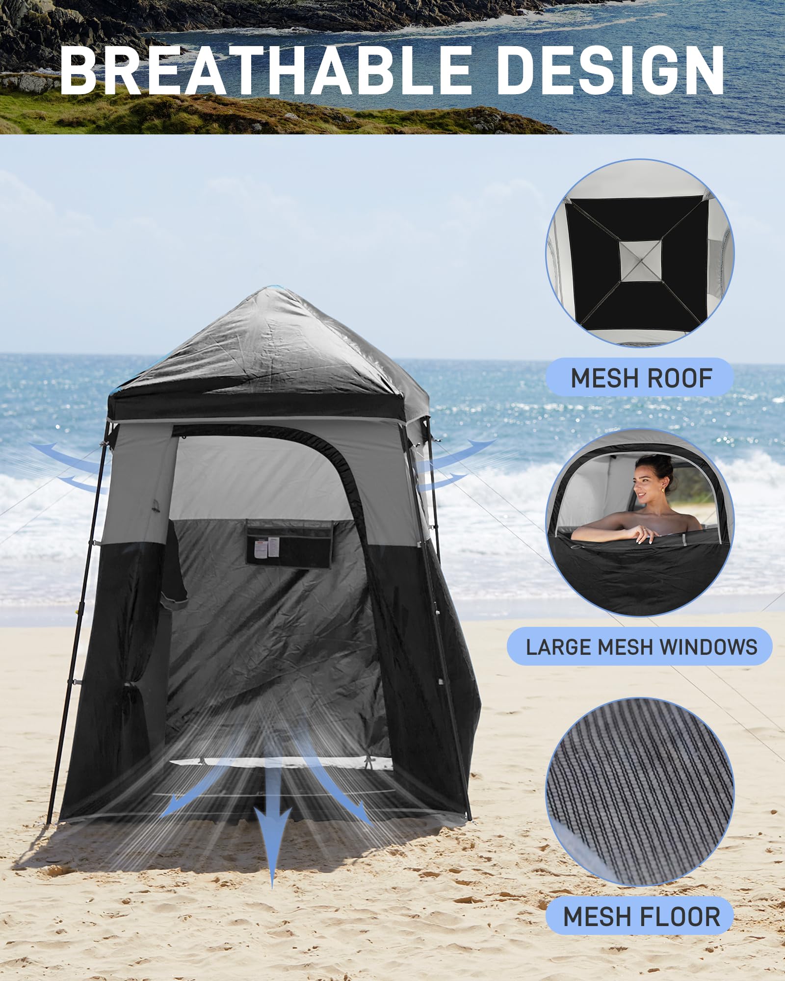 Snapklik.com : KingCamp Oversize Space Privacy Tent