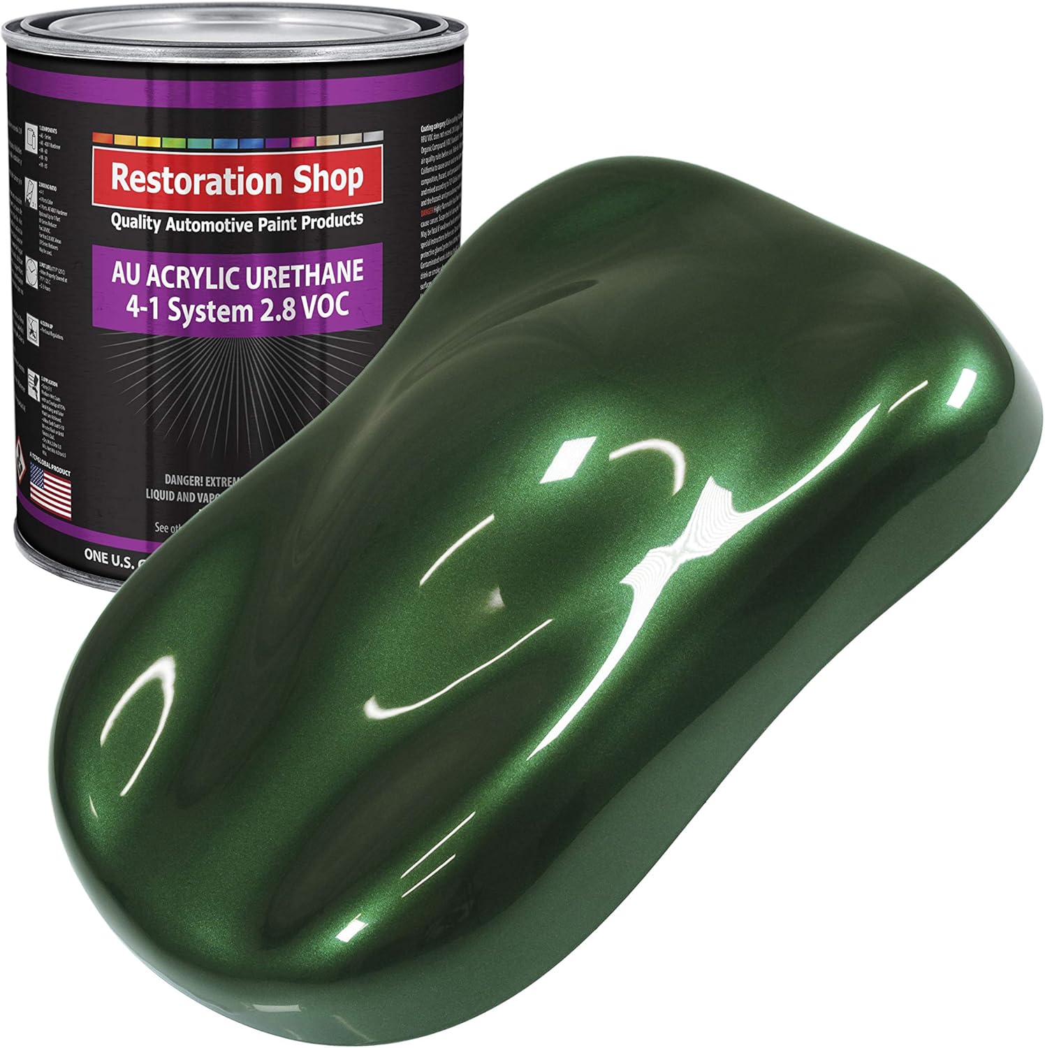 Amazon.com: Restoration Shop - British Racing Green Metallic Acrylic ...