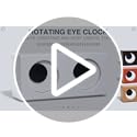 Amazon.com: MENG ZHI AO Desktop Big Eyes Rotating Eyes Clock - Creative ...