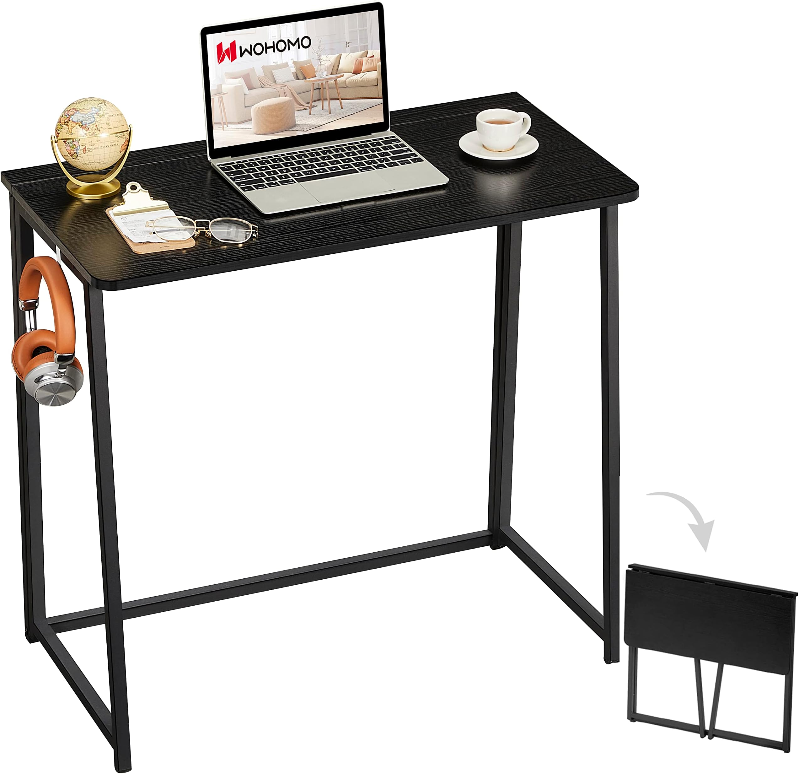 Amazon.com: EUREKA ERGONOMIC Small Folding Desk No Assembly Required ...