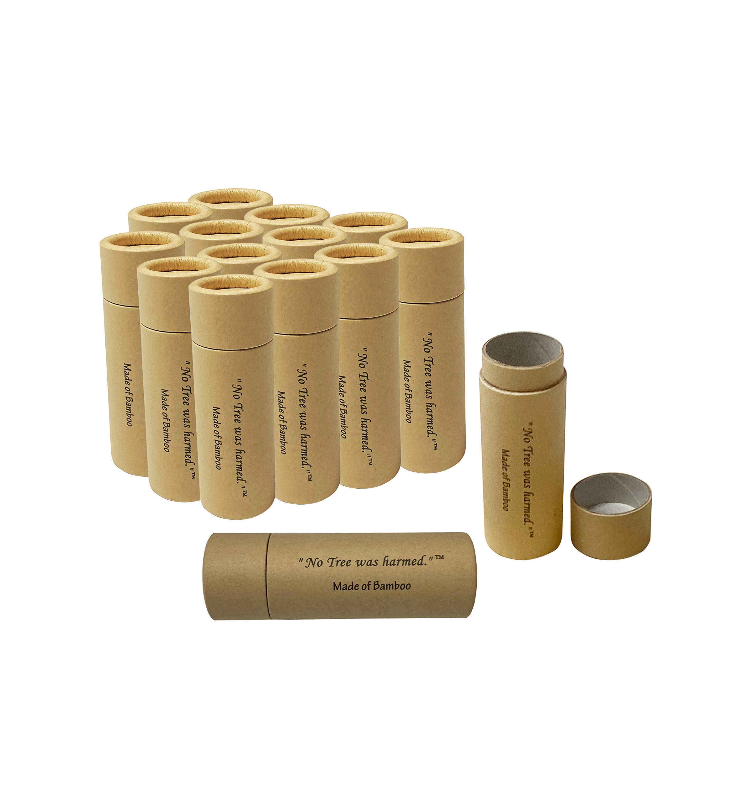 Buy 1 OZ, 15 Pack, Kraft Paperboard Tubes Lip Balm/Salve/Cosmetic ...