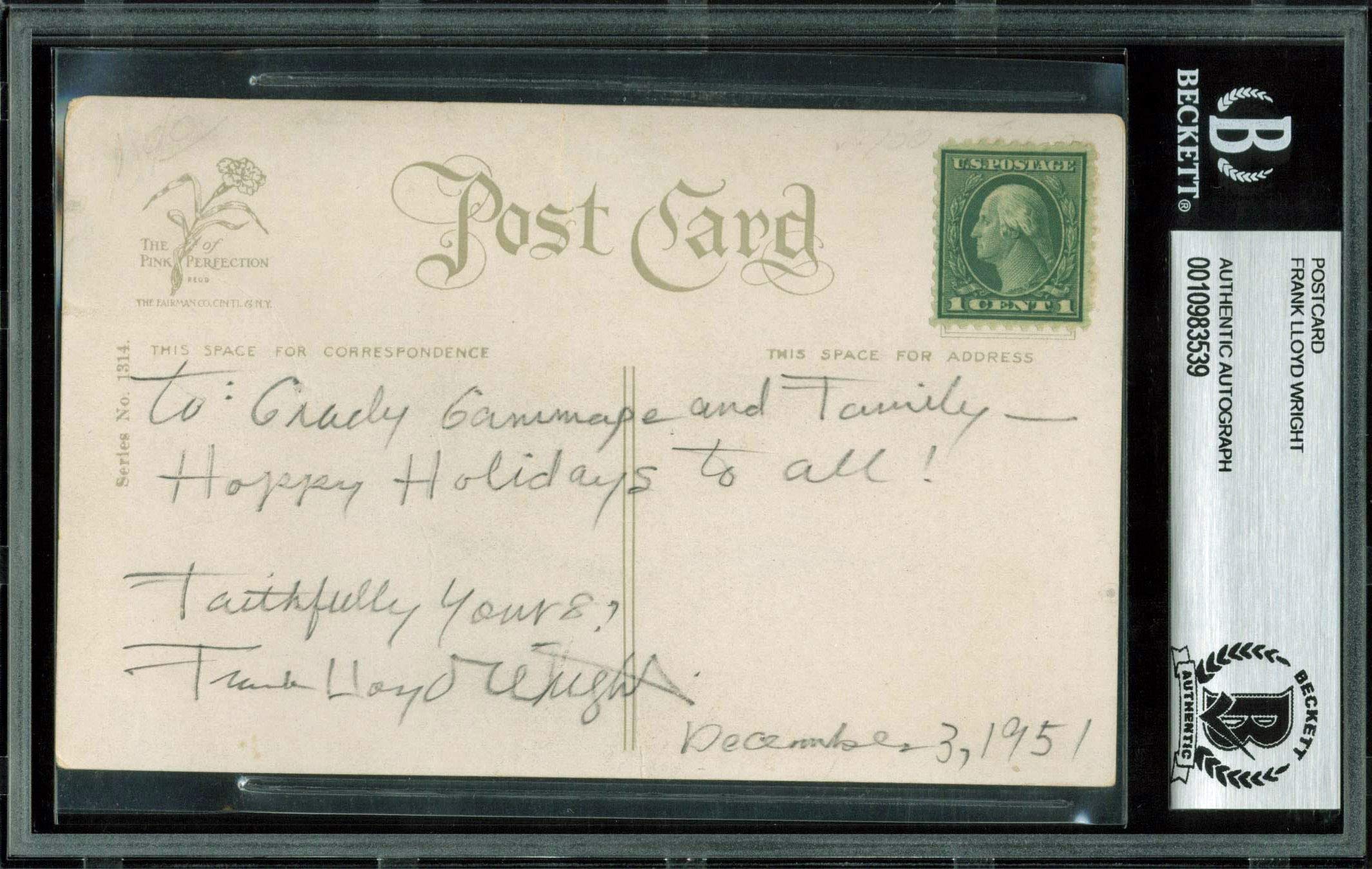 Frank Lloyd Wright Signature