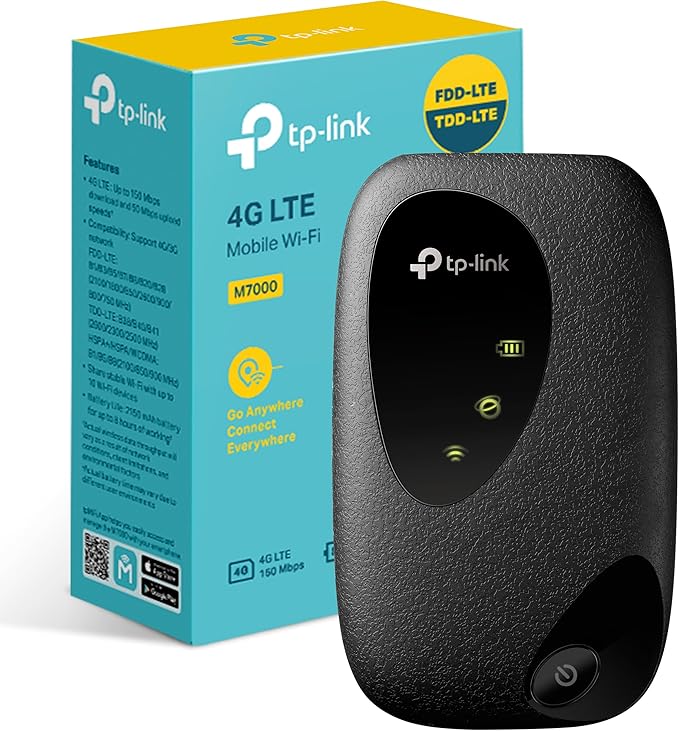 TP-Link MIFI M7000 4G LTE 150 MBPS : Amazon.com.mx: Electrónicos