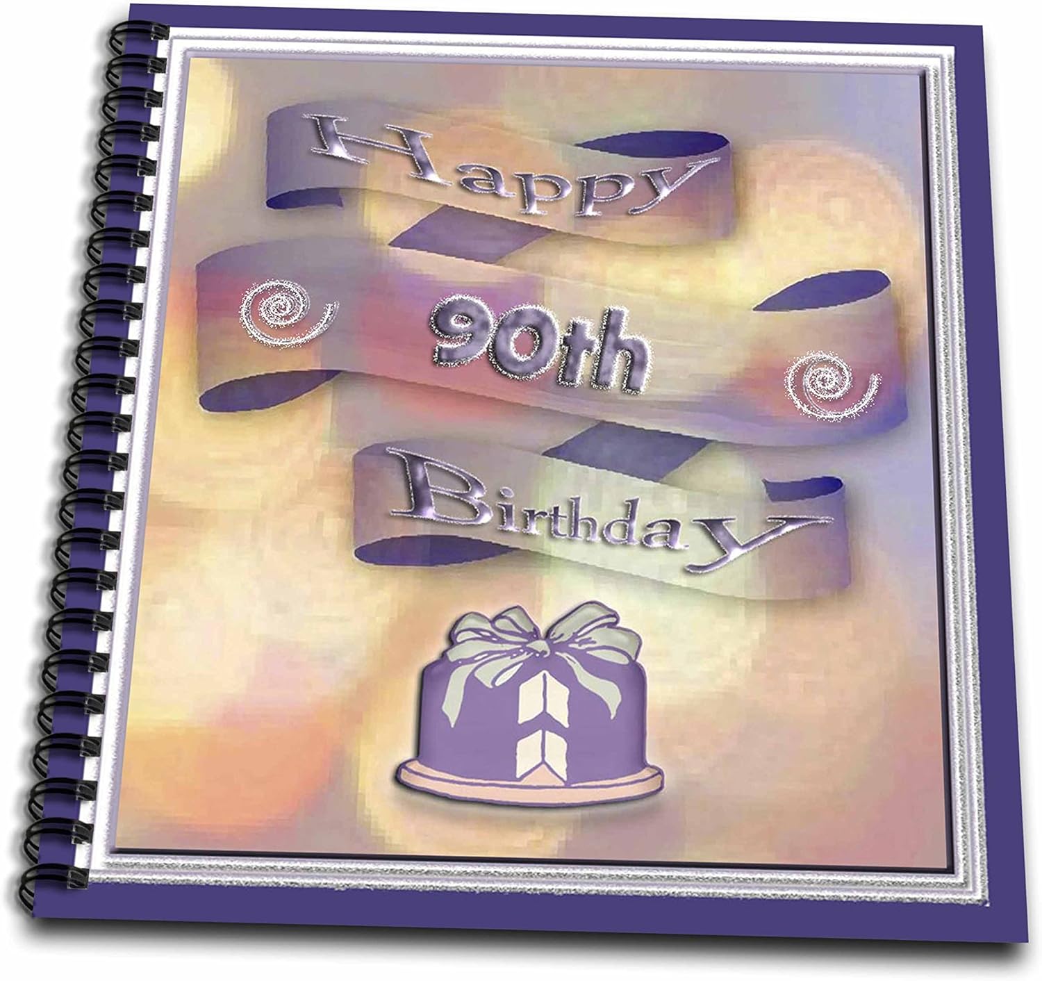 Amazon.com: 3dRose db_24376_1 Ribbon and Cake Happy 90Th Birthday ...