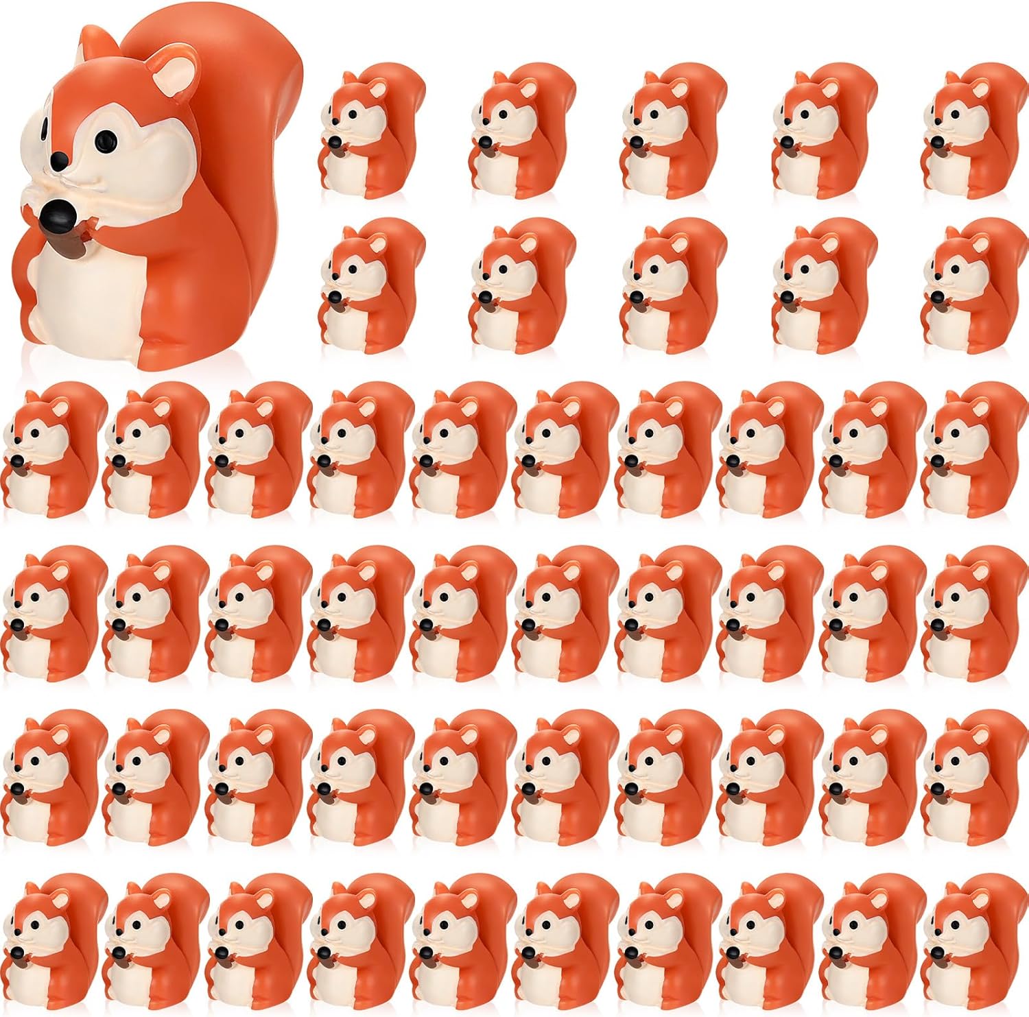 Amazon.com: Threehoney 50 Pcs Mini Resin Animal Miniature Figurines ...