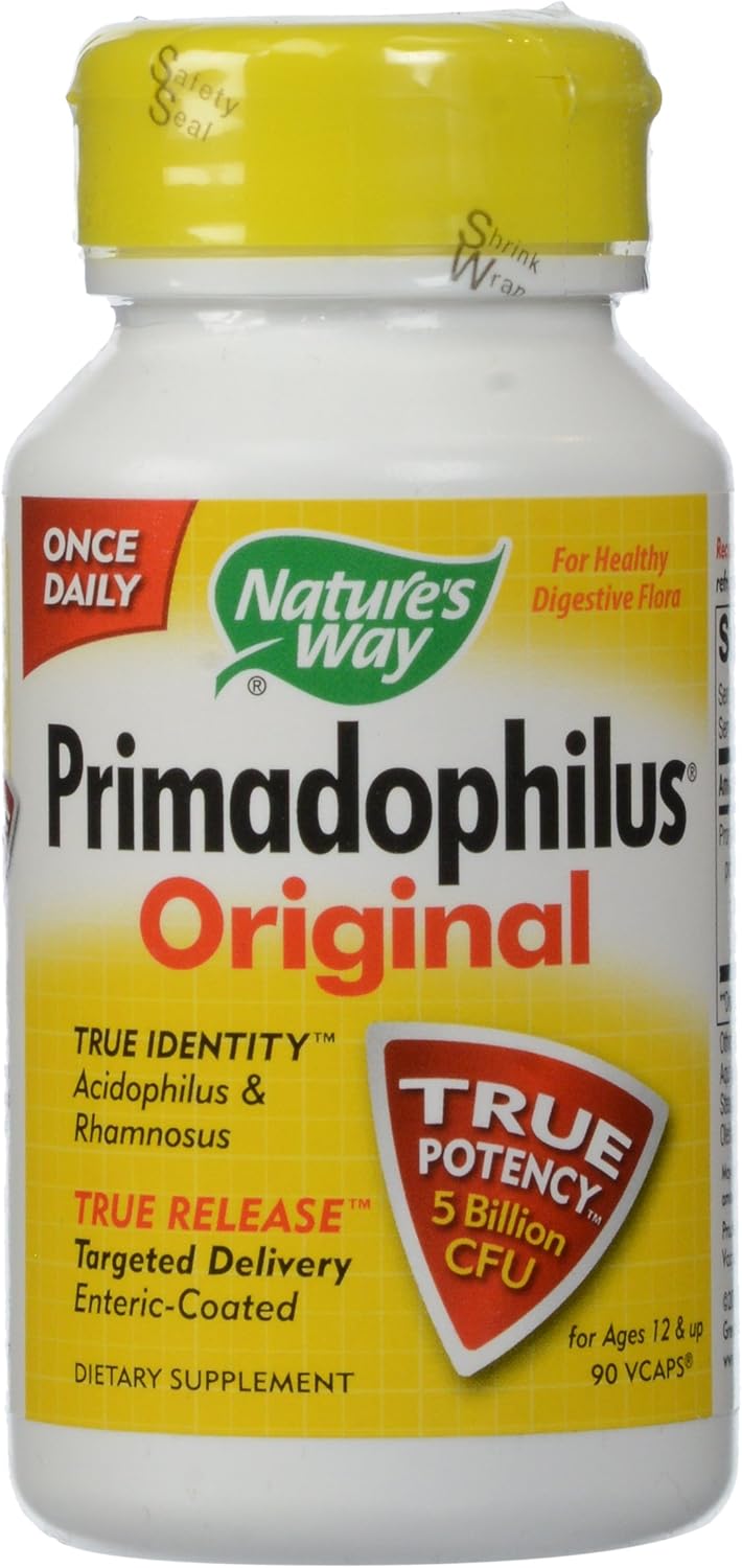 Amazon.com: Nature's Way Primadophilus, 5 Billion, 90 Capsules : Health ...
