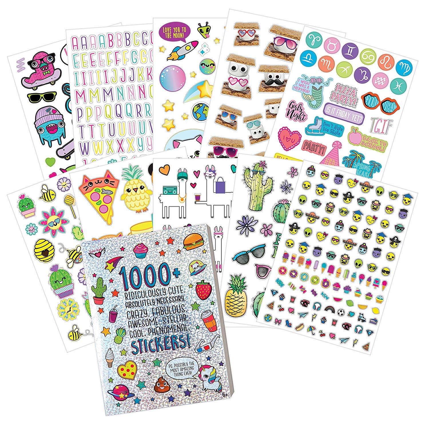 Fashion Angels 1000+ Ridiculously Cute Stickers : Amazon.in: Toys & Games