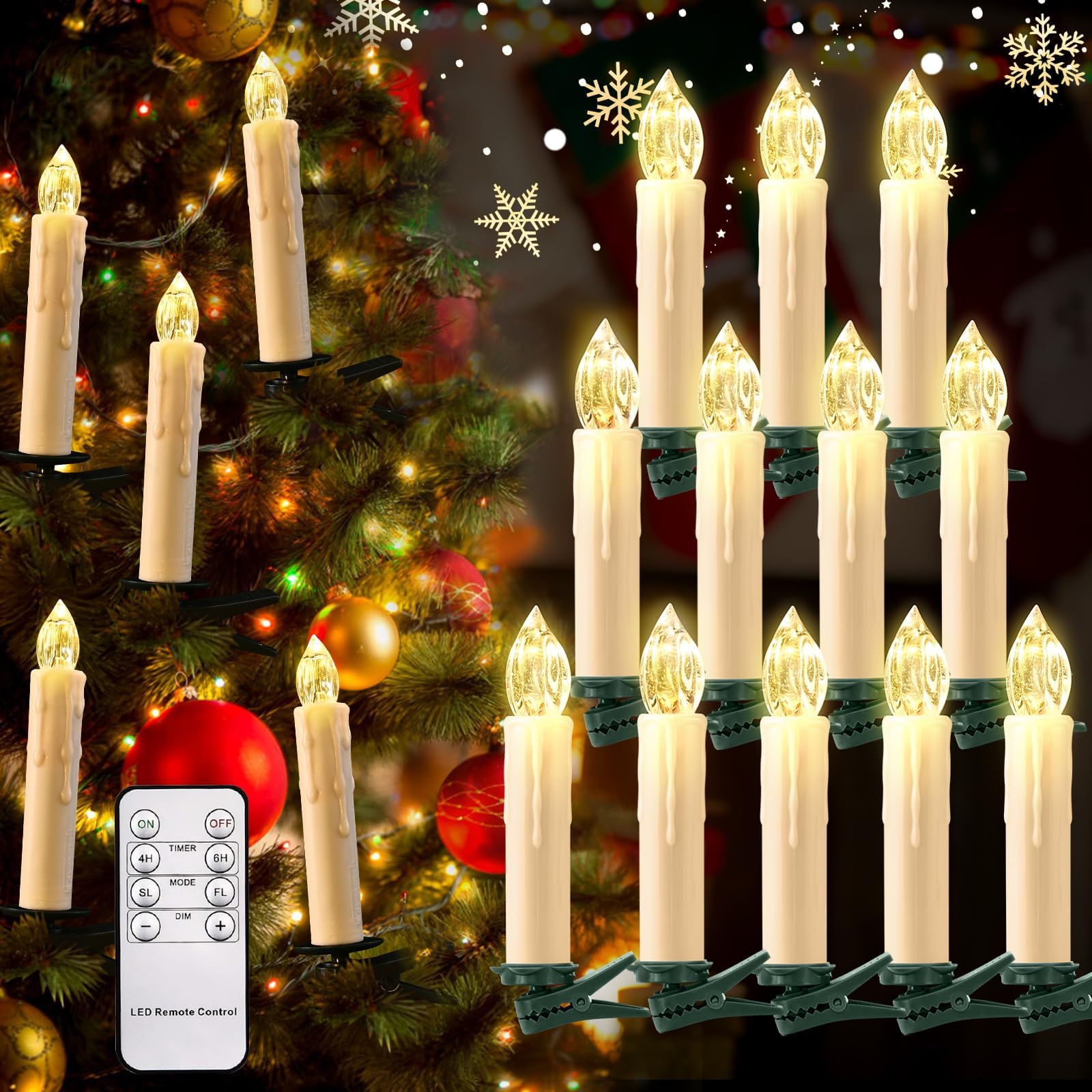 Kabellose Kerzen Fur Den Weihnachtsbaum