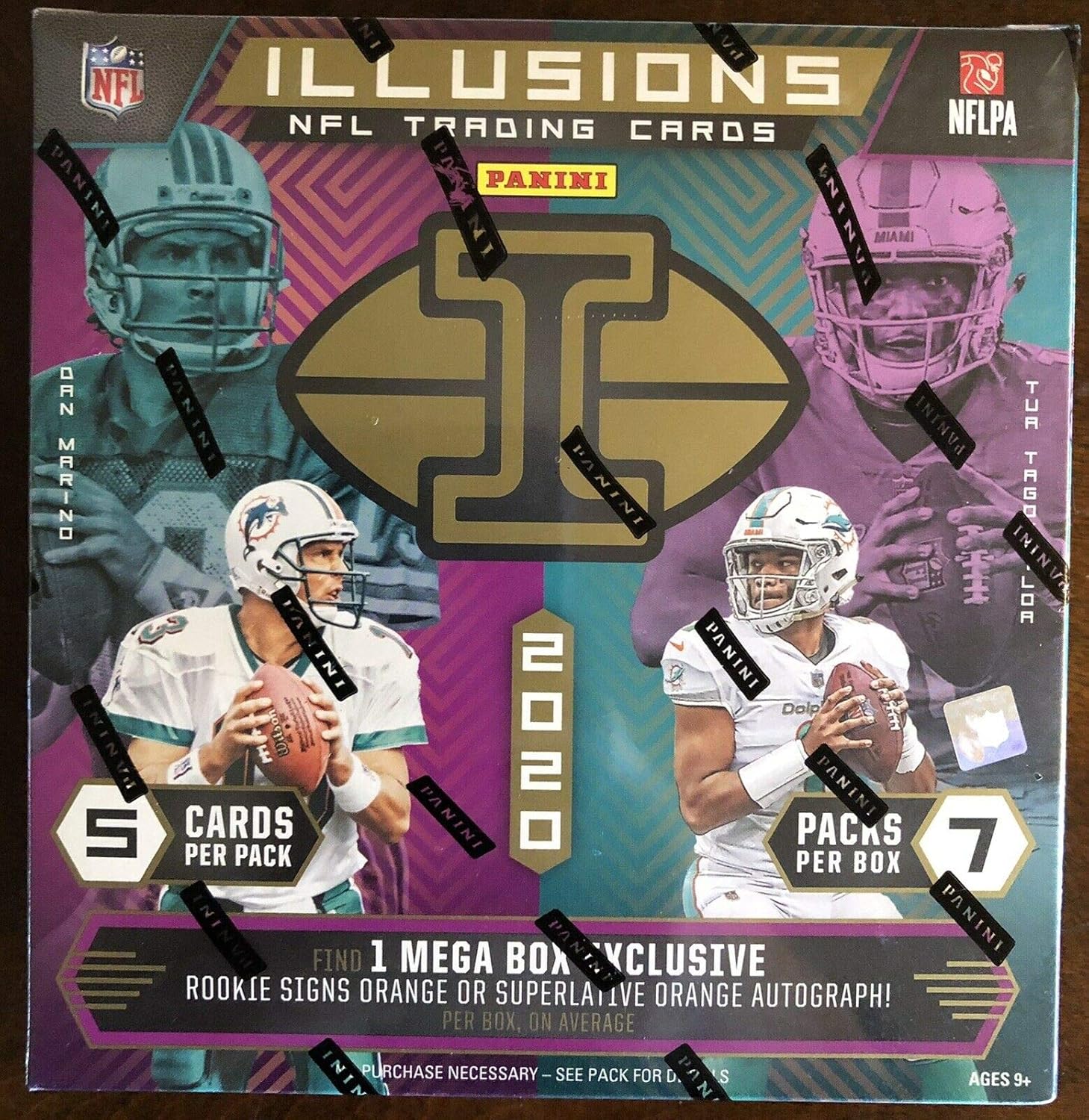 Amazon.com: 2020 Panini Illusions NFL Football MEGA box (35 cards/box ...