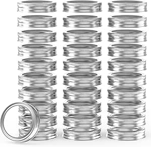 48 Pieces Regular Mouth Canning Rings : Amazon.ca: Home
